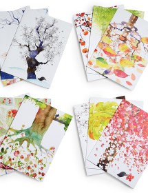 Set of 12 months note cards by Masha D'yans celebrates nature.Masha ...